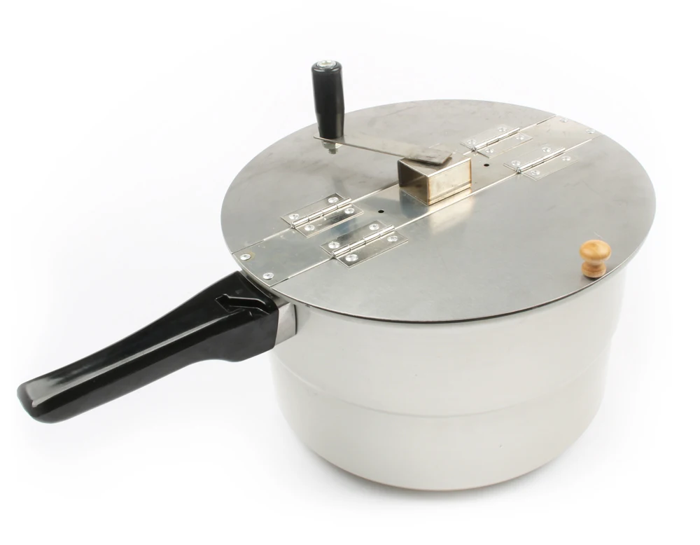 DMWD gas stove hot air popcorn machine hand-cranked single pot popcorn ...