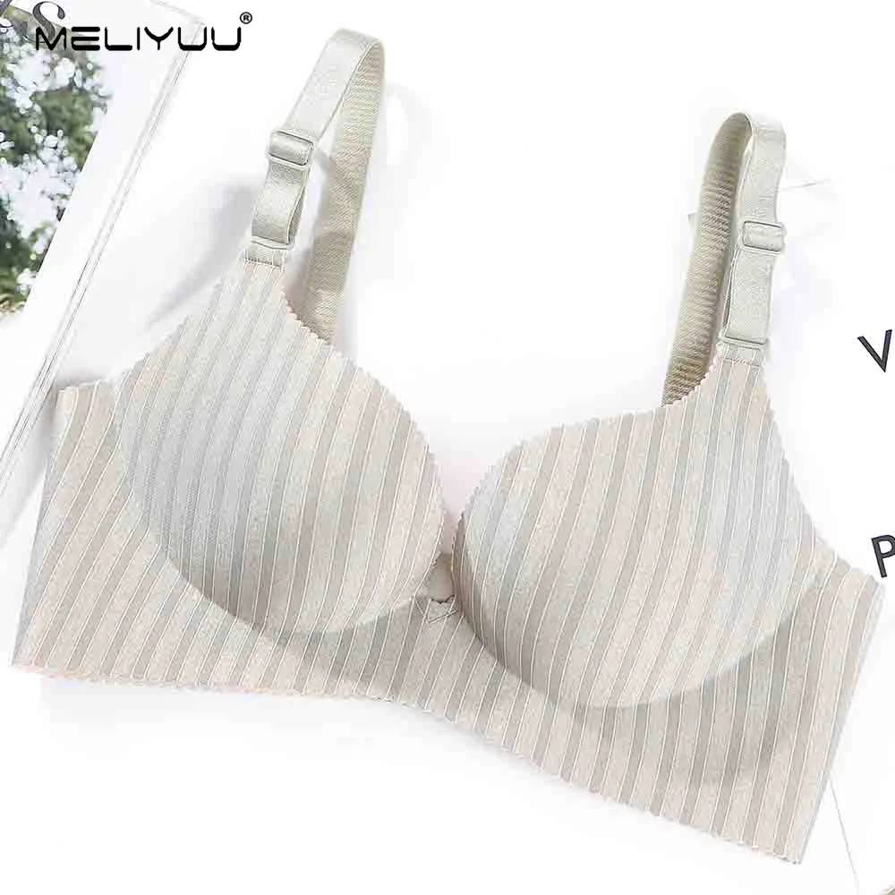 Moda Mujer Sexy Lencería Reunir Sin Bras Apoyo Sujetador Push Up