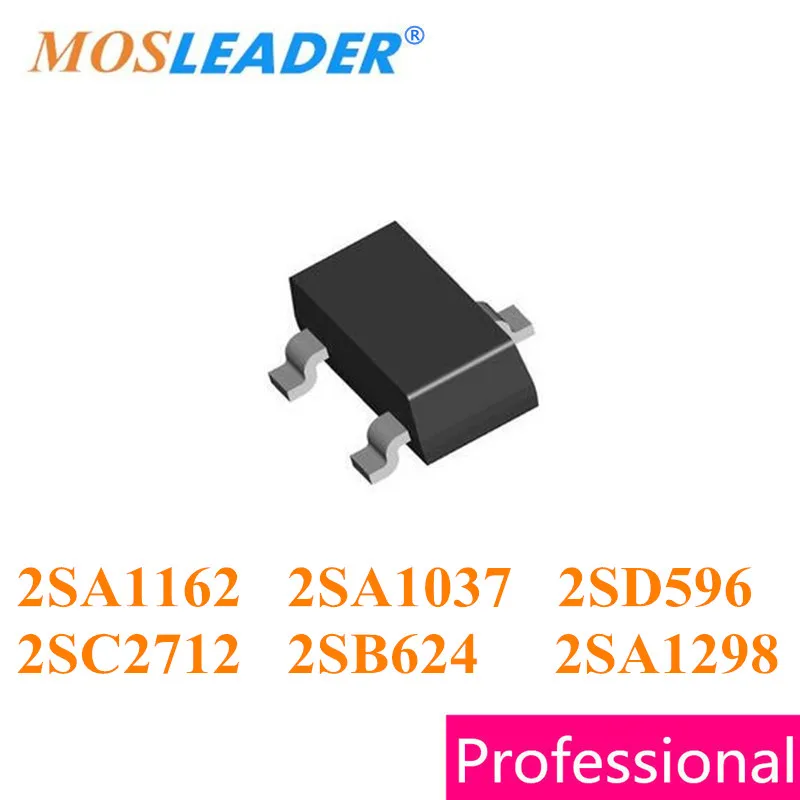Mosleader 3000PCS SOT23 2SA1162 2SA1037 2SD596 2SC2712 2SB624 2SA1298 ...