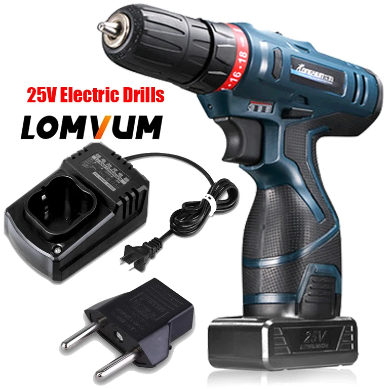 25v 16 8v Electric Screwdriver Handheld Cordless Screwdriver Lithium