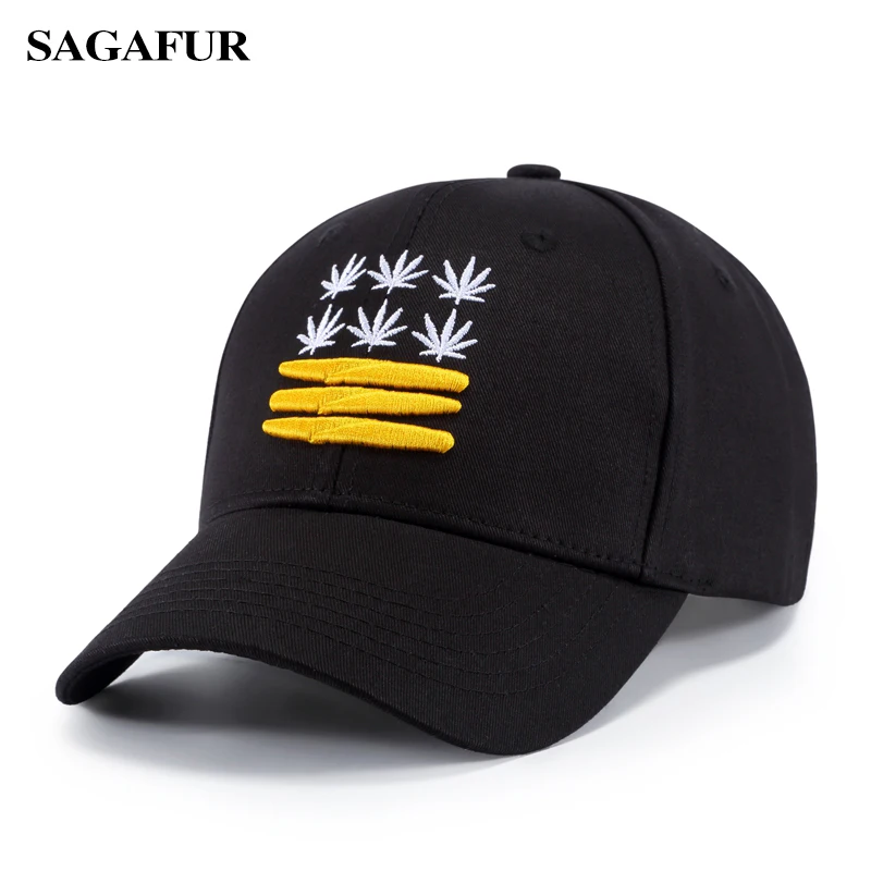 Leisure Female Male Cap Embroidery leaf Hat Classic Design Sport Casual ...