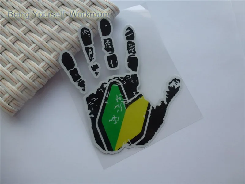 Reflective Motor Stickers Jdm Hand Car Sticker Scratch Cover Drift ...