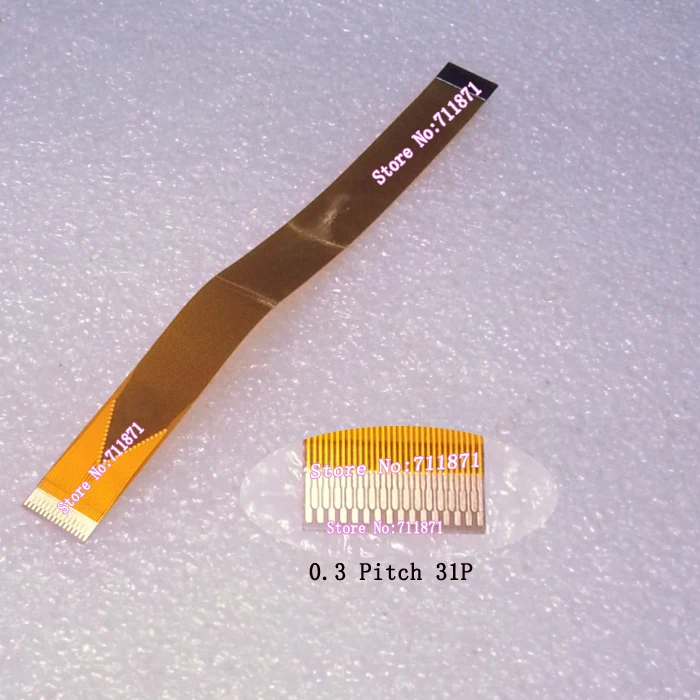 Type B 0.3 Pitch 31p Fpc Cable Line 120mm Spacing 0.3mm 31pin Fpc Line ...