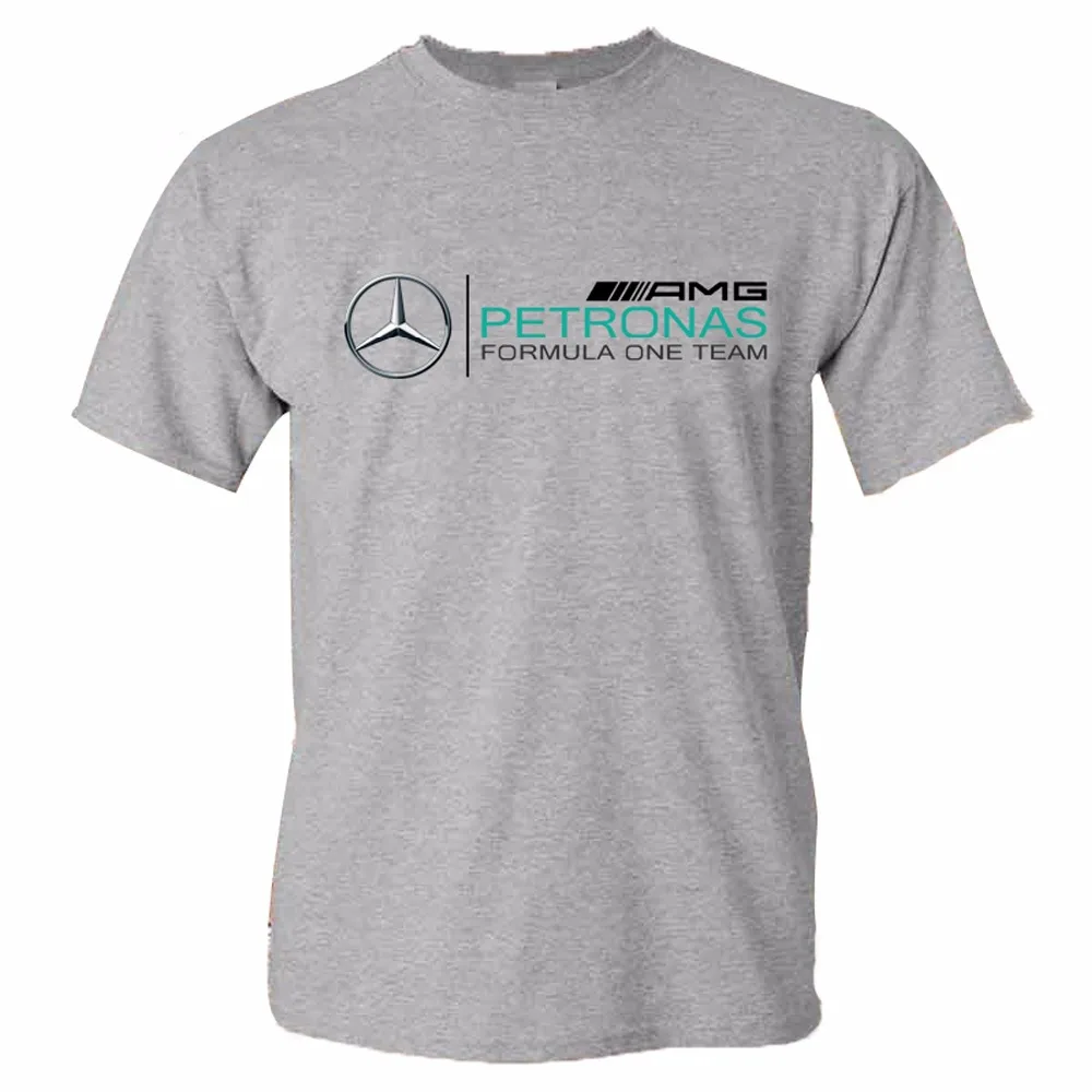 New AMG t shirt Mercedes Petronas Formula One Gray T shirt S to 3XL ...