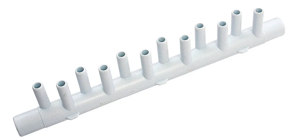 Coletor de ar de 3/4 polegadas, distribuidor de pvc com 12 barbs para ...