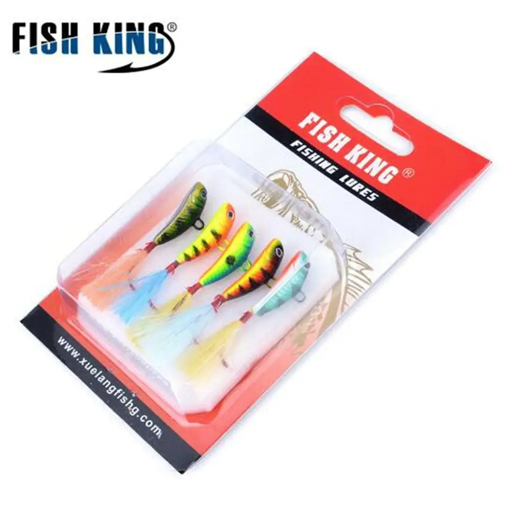 LumiParty 5pcs/set Lure Fake Fish Bait with Lead Hook Hard Bait for ...