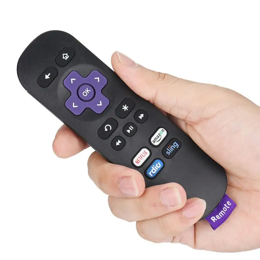 New Replacement Remote for ROKU 1/ 2/ 3/ 4 LT HD XD XS with 4 Shortcut ...