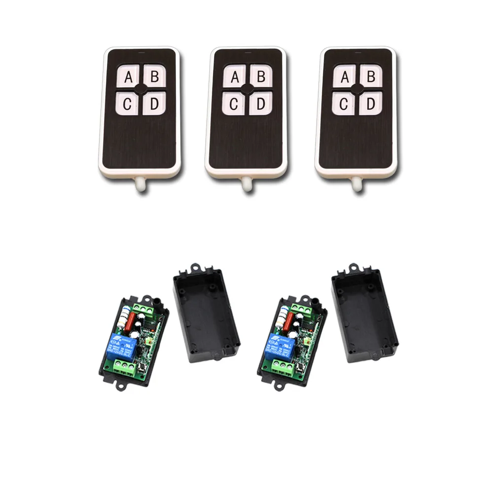 Latest RF Wireless Remote Control Switch System 3 Transmitter and 2 ...