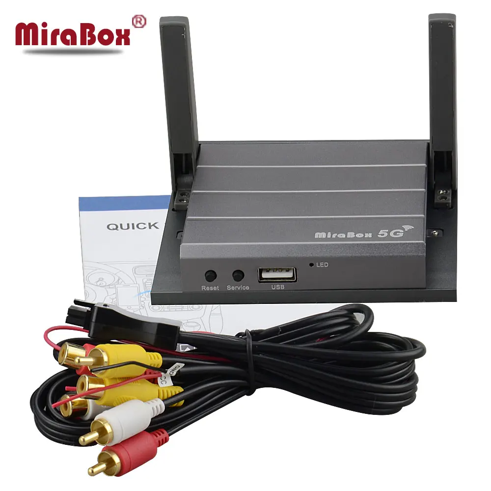 MiraBox Car Wireless Mirrorlink Box Support IOS11 Android Phone Windows ...