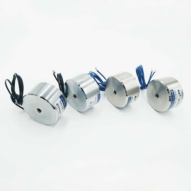 Holding Electric Magnet Lifting P34/18 DC12V 24V 18Kg 180N Solenoid ...