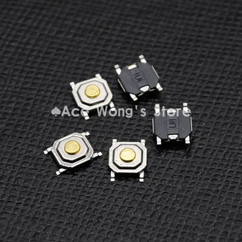 Free shipping 100PCS SMD 5Pin 6X6X3.1MM Red Tactile Tact Push Button ...