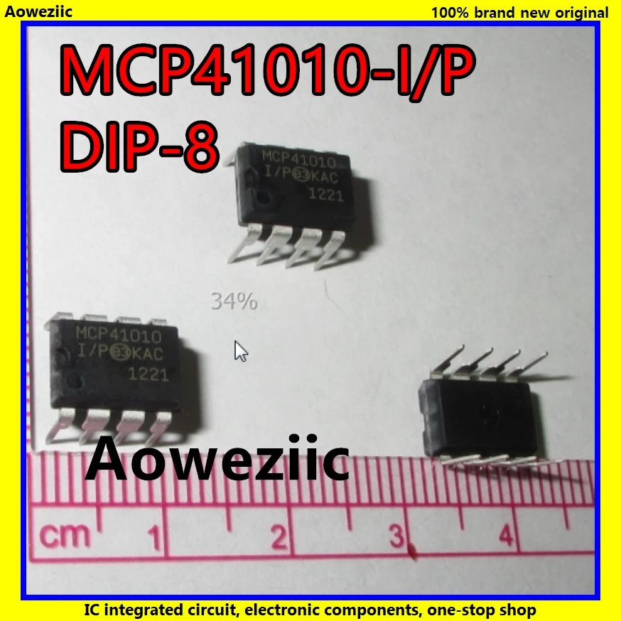 5pcs/lot Mcp41010-i/p Mcp41010 Dip-8 Ic Pot Digital 10k 1ch Spi 8-dip New Original Product ...