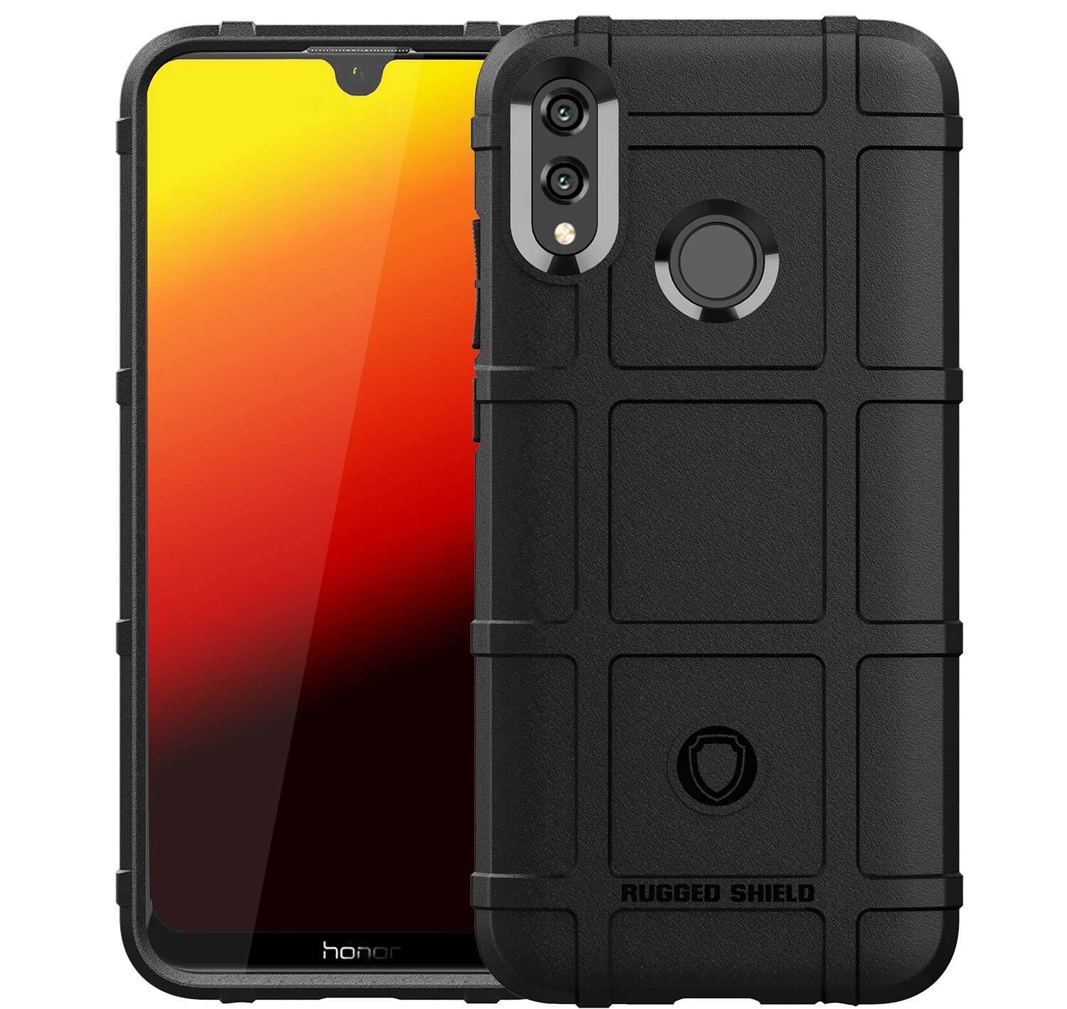 For Huawei P Smart 2019 Case Soft Silicone Rugged Shield Shockproof ...