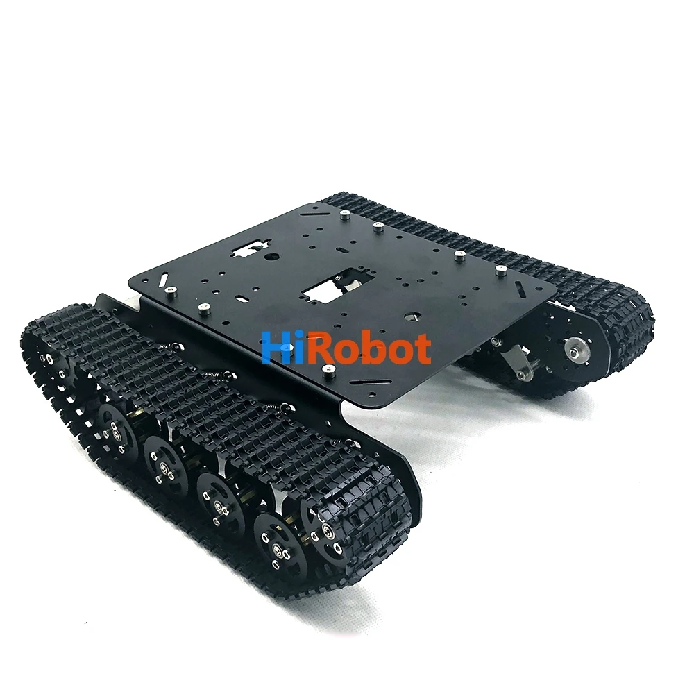 TS100 Metal Rc Robot Tank Car Chassis Shock Absorption Car With ...