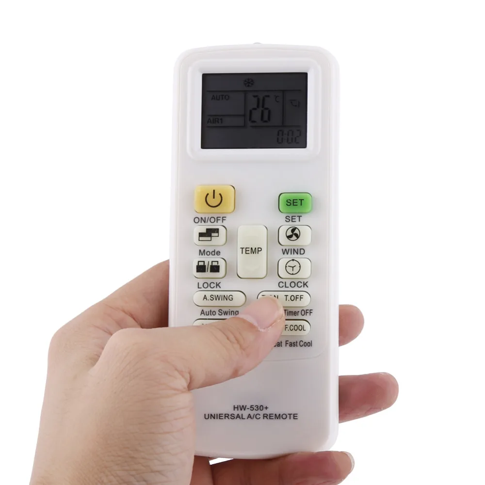 Universal Intelligent Air Conditioner Remote Control Replacement LCD ...