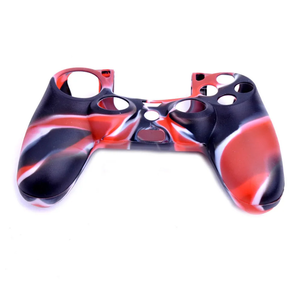 Red Protective Silicone Gel Soft Case Cover Pouch Sleeve for Sony PS4 ...