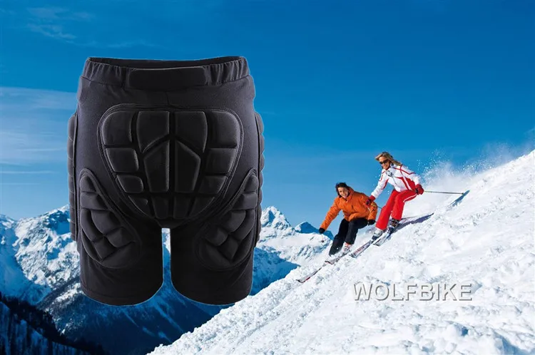 Black Short Protective Hip Butt Pad Ski Skate Snowboard skating skiing ...