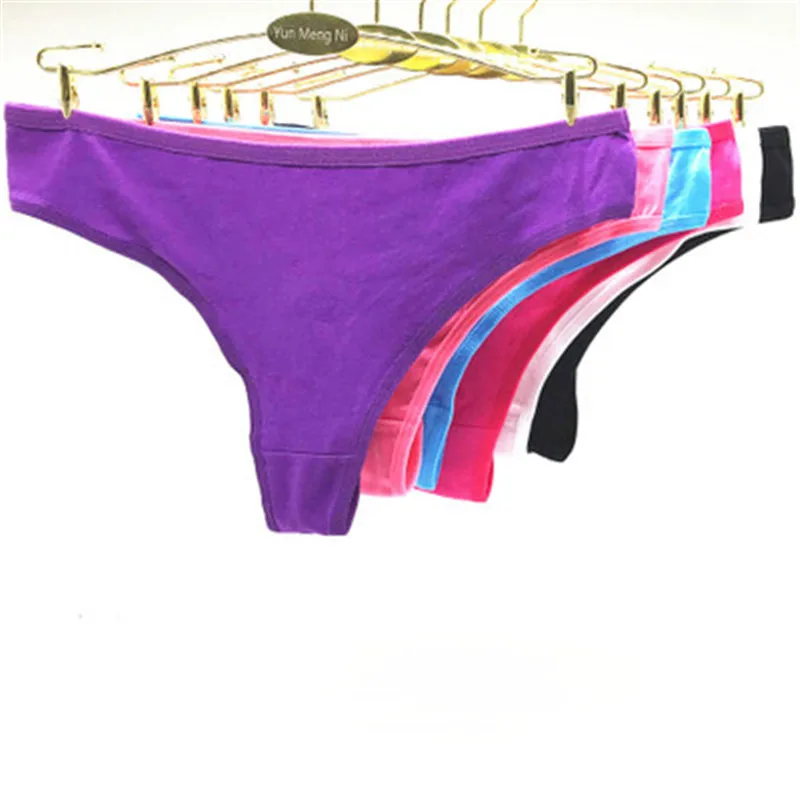 New Arrival Hot Girl G String Solid Color Girls Underwear Panties ...