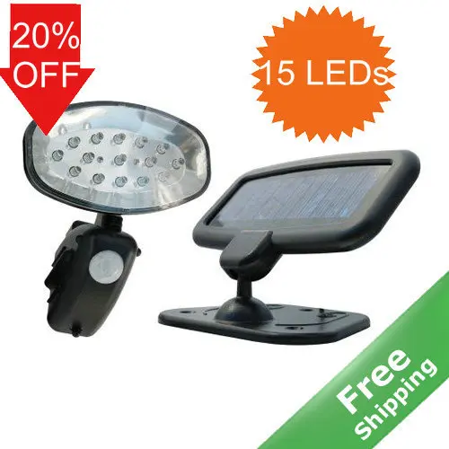 Купить солнечный датчик света+100 % солнечной энергии+15 супер яркие ...