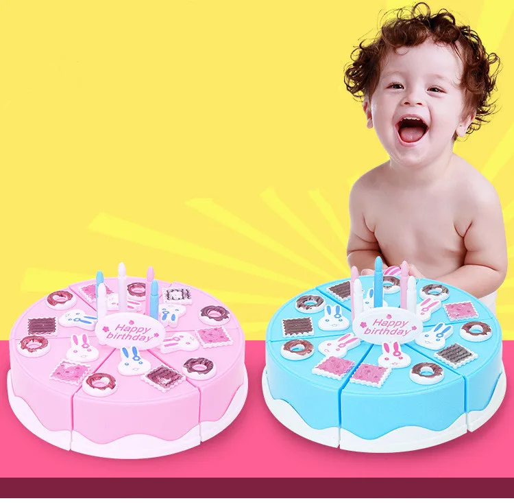 1pcs birthday cake Model toy children's simulation cake toy gift ...