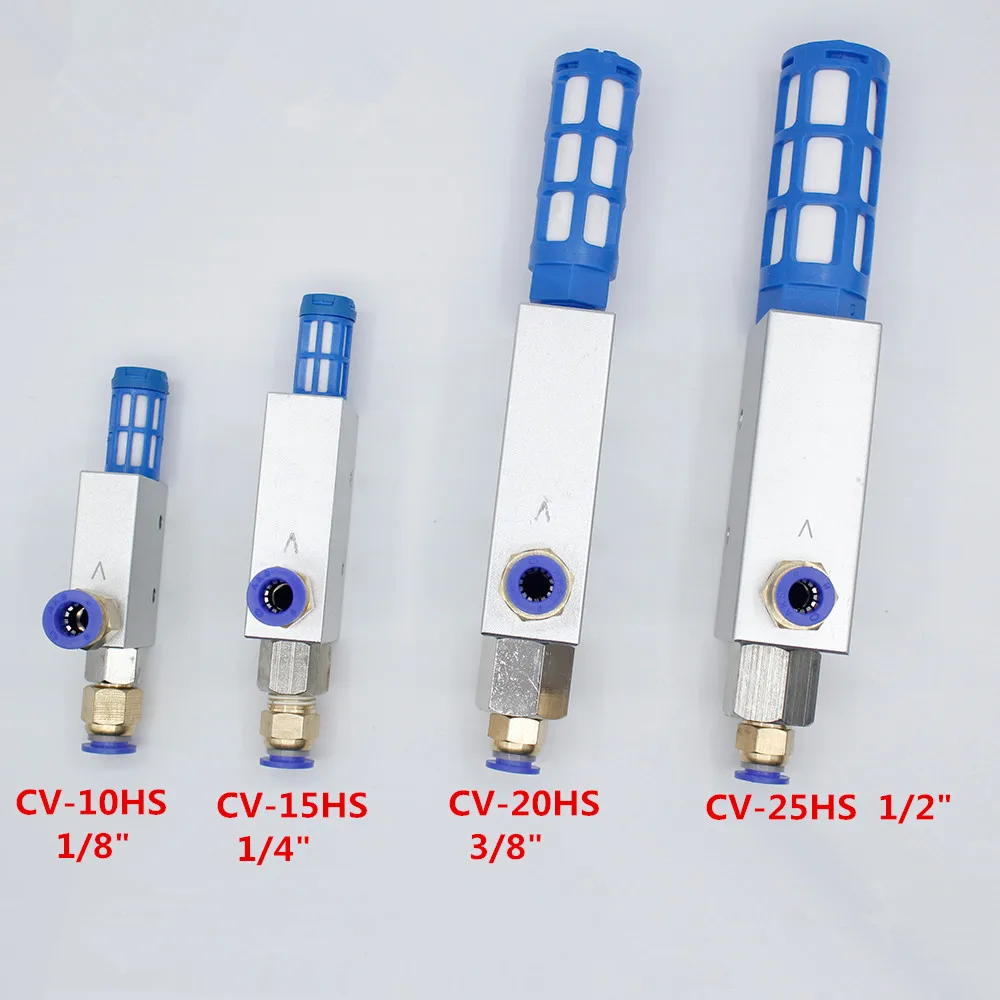 CV-20HS Aluminum Alloy Pneumatic Air Exhaust Vacuum Generator Vacuum ...