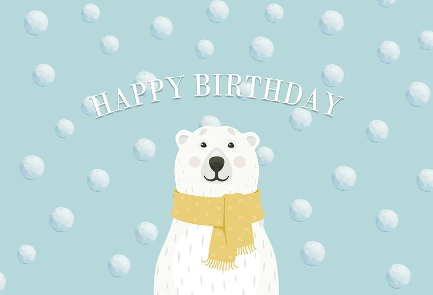 Winter Birthday Backgrounds
