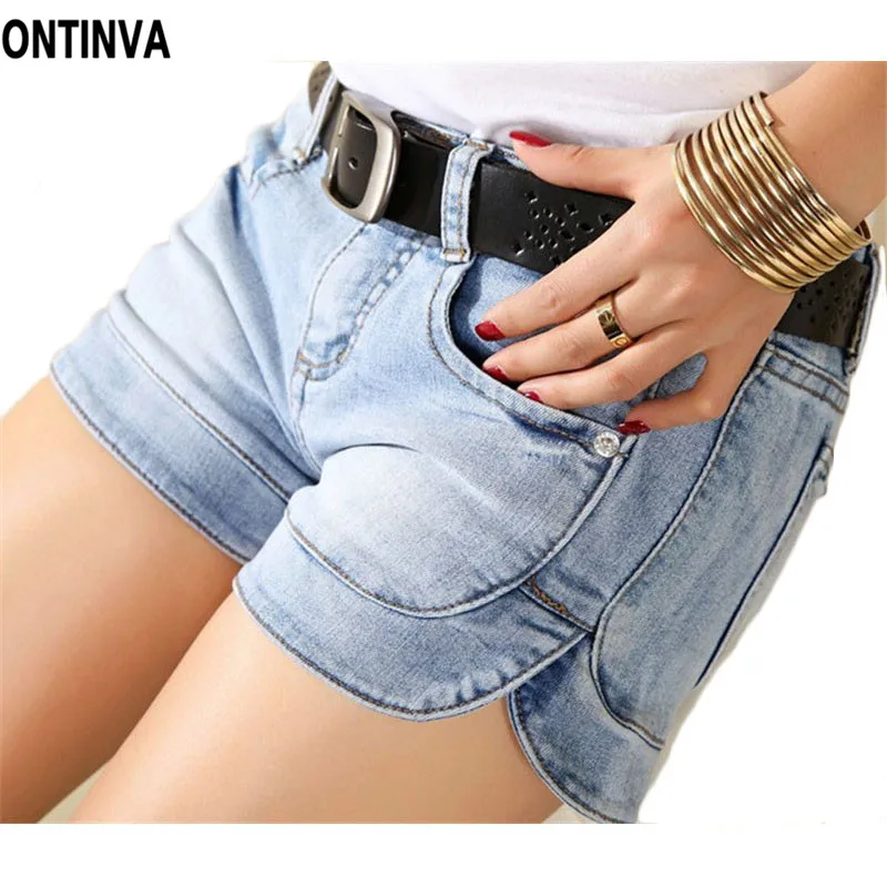 Buy Sexy Bodycon Short Jeans Summer Demin Shorts 2017 Women Hot Shorts Skort