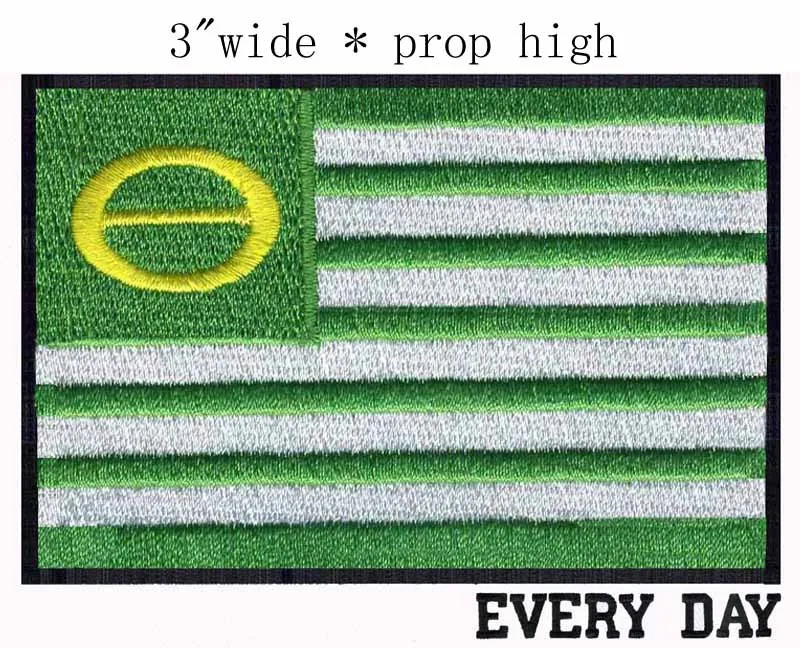 Ecology Flag Embroidery Patch 3" Wide Shipping/logo Of Environment/care ...