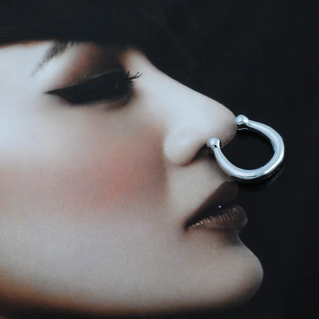 Fake Nose Hook Pendant PIERCING Female Septum Barbaella, 52% OFF