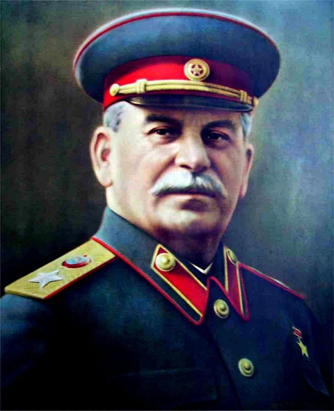 100% hand painted # TOP art oil painting STALIN portrait SOVIET Russia ...