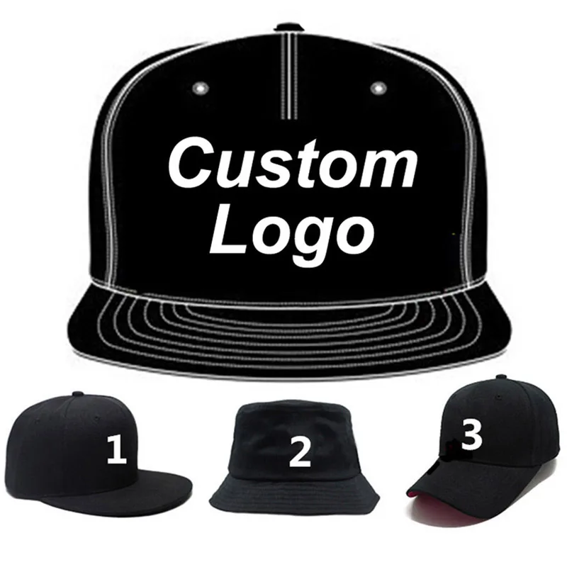 Hot Customized Acrylic Baseball Snapback Caps Own Design LOGO