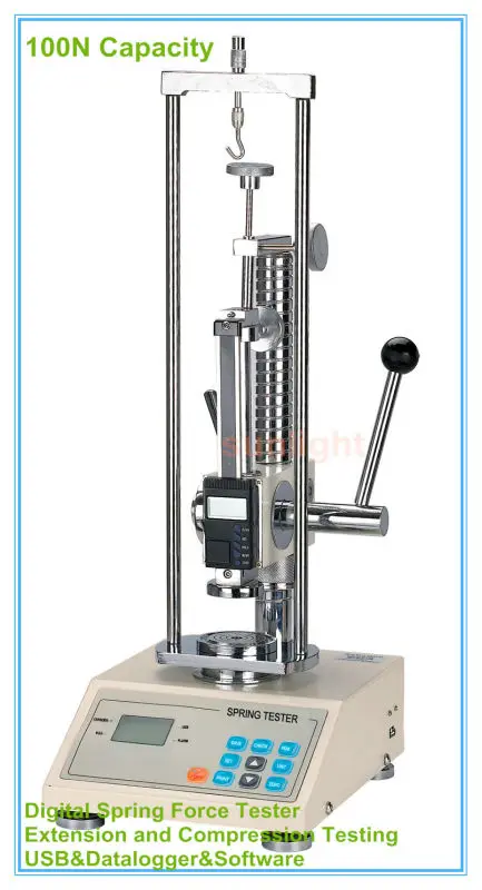 150N Digital Spring Extension and Compression Force Tester with USB and ...