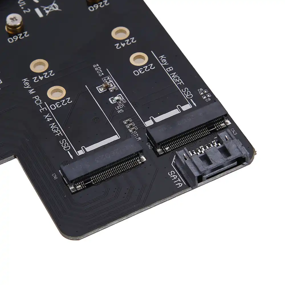 Dual M 2 PCIe Adapter M2 SSD NVME M Key SATA Based B Key To PCI E 3 0 X