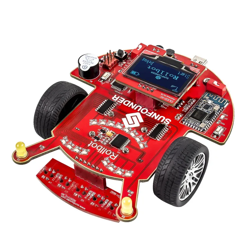 SunFounder SF Rollbot STEM Learning Educational DIY Robot Kit GUI Mixly ...
