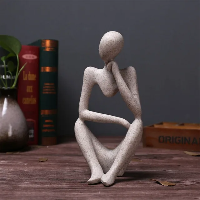 Creative Sandstone Abstract Character Statue - ShopHomy