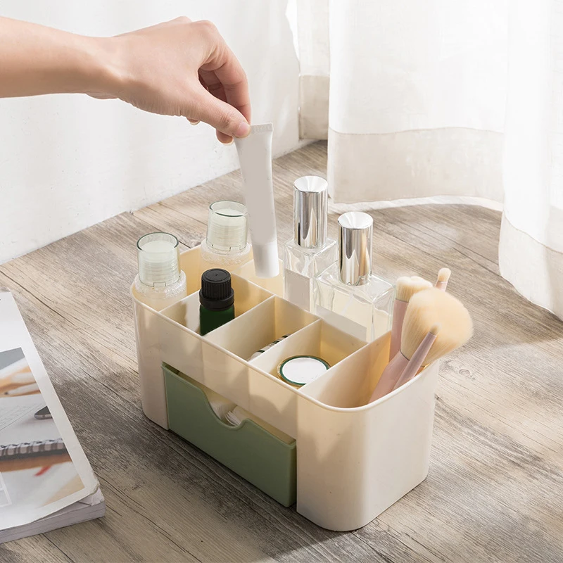 Пластиковый ящик для хранения косметичка косметические ящики ...