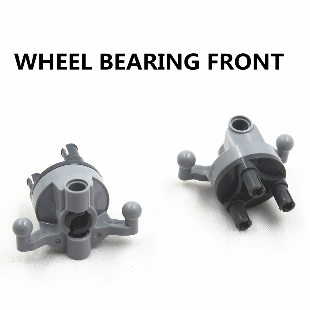 Self Locking Brick MOC Building Block Technical Parts 4pcs WHEEL ...