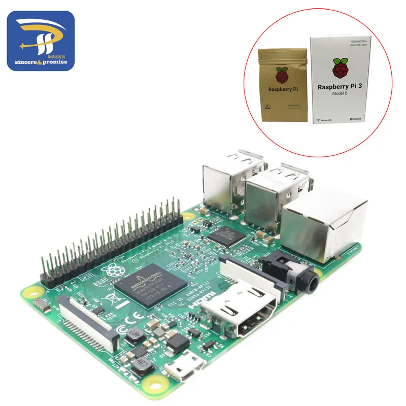 E14 And Rs Version 2016 New Raspberry Pi 3 Model B Board 1gb Lpddr2 Bcm2837 Quad Core Ras Pi3 B 
