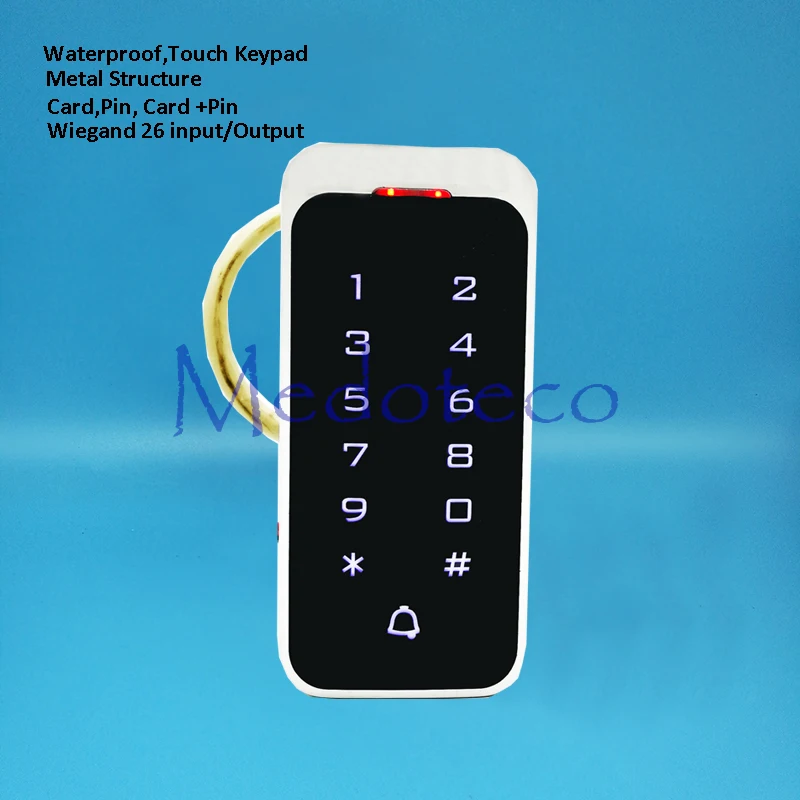 Waterproof Touch keypad 2000 Users Door RFID Access Control Keypad ...