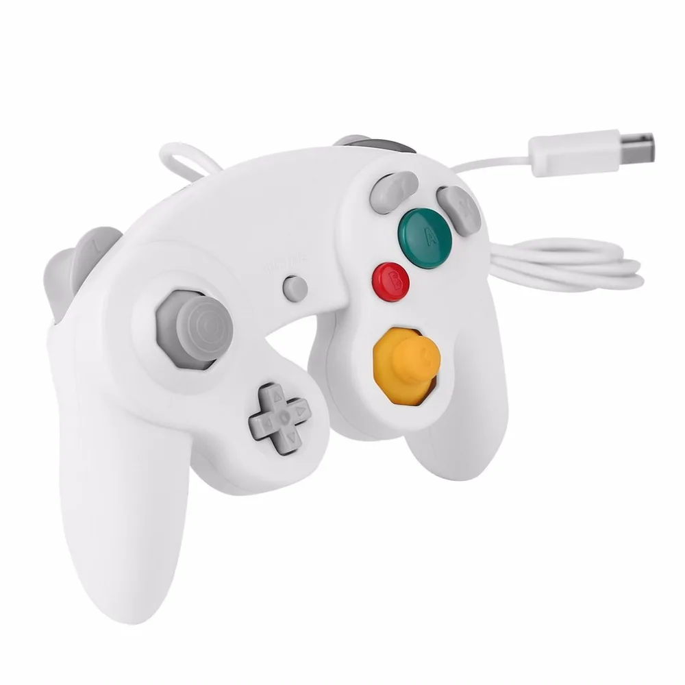 2 Pcs White Wired Controller For Nintendo Gamecube Console Handheld For ...