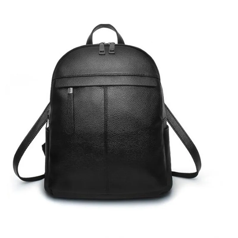 Free shipping 2017 Fashion women bag Genuine Leather backpack European ...