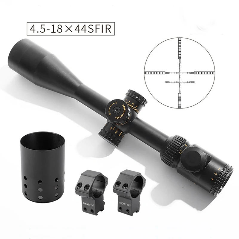 Shooter Hunting Rifle Scopes ST 4.5 18X44SFIR Riflescope Side Focus ...