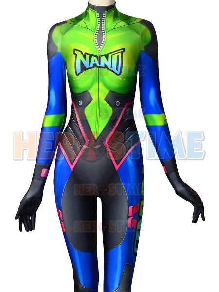 D.va Nano Cola Cosplay Costume Dva Nano Cola Game Suit Halloween Girl ...