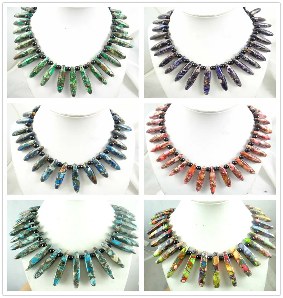 Free Shipping Fashion Beautiful Sea Sediment Stone Handmade Gem ...