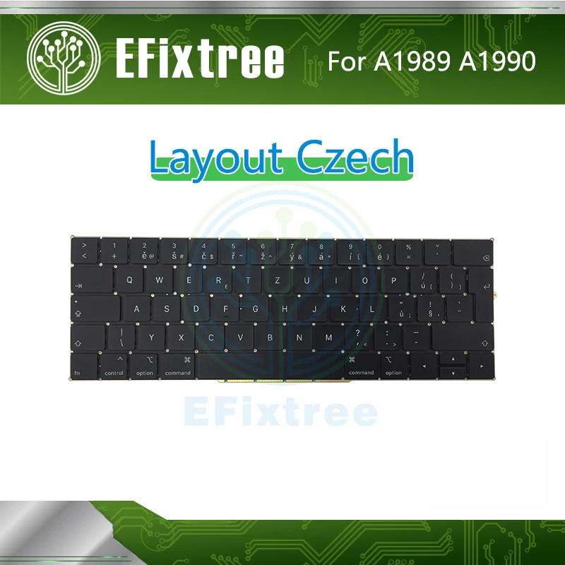 Full New Original A1989 A1990 Keyboard Czech CZ Layout For Macbook Pro ...