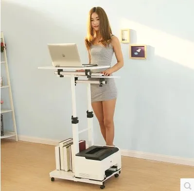 Station desktop computer desk laptop stand multifunctional mobile ...