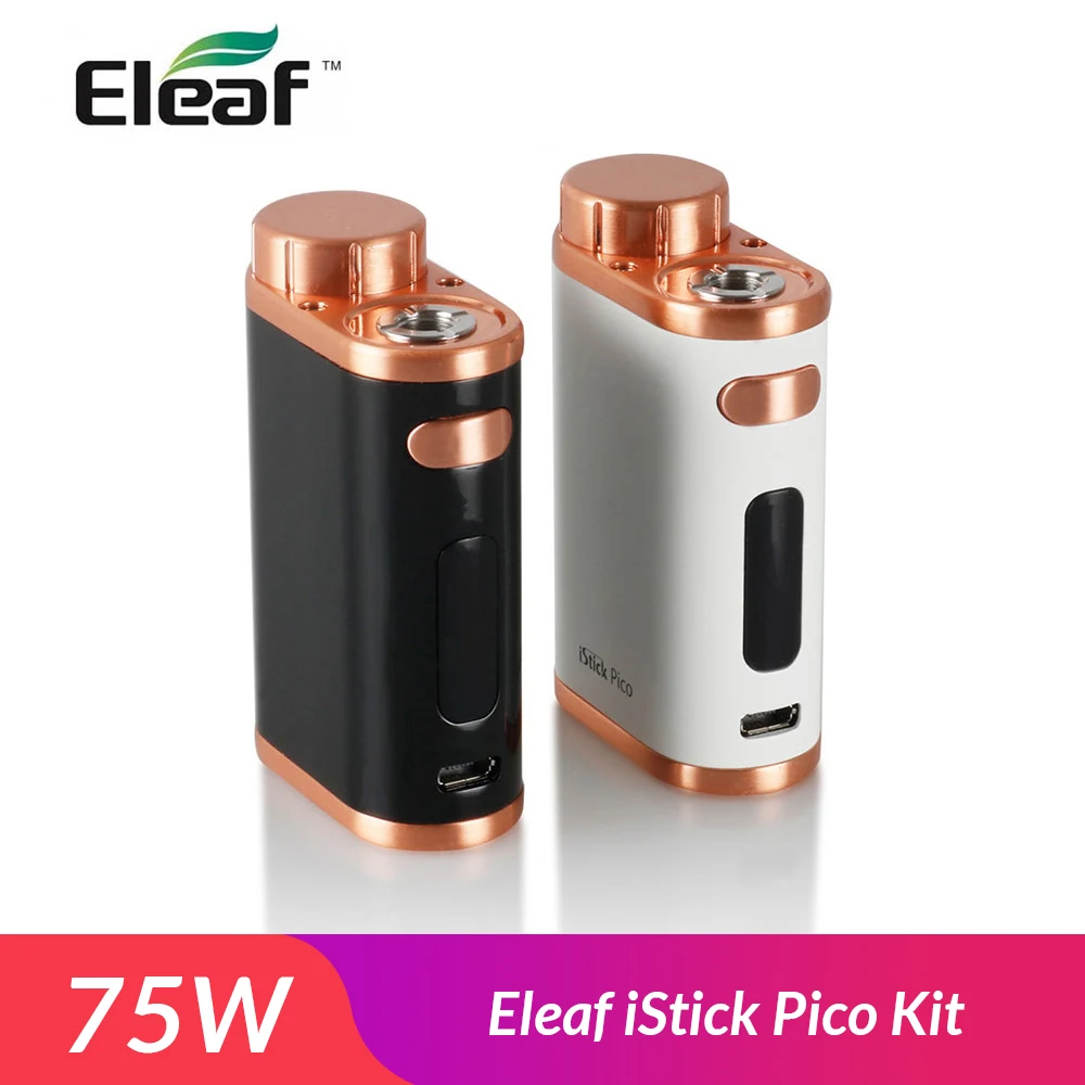 New Eleaf iStick Pico Kit 75W Box Mod Vape istick pico VW/TC Modes vape ...