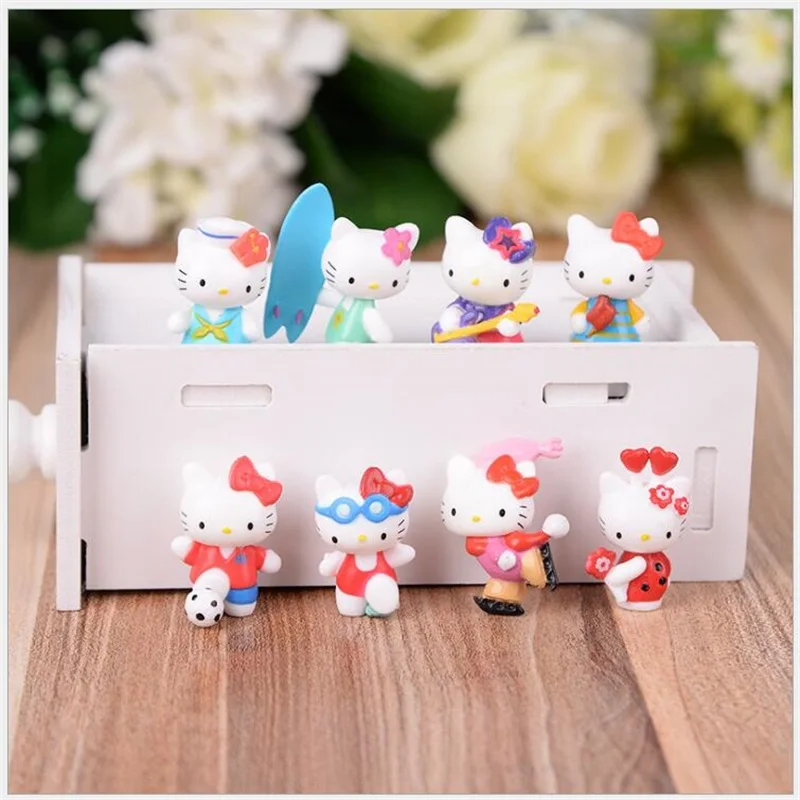 Figurine hello kitty loisir x8 - Boutique hello kitty