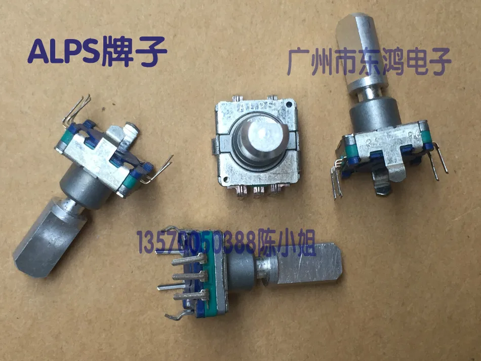 5PCS/LOT EC11 encoder with switch 30 Positioning number 15 Pulse point ...