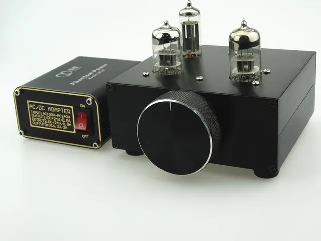 preamp Buffer 6N3 5670 TUBE Pre amp HIFI Audio TUBE Preamplifier +Power ...